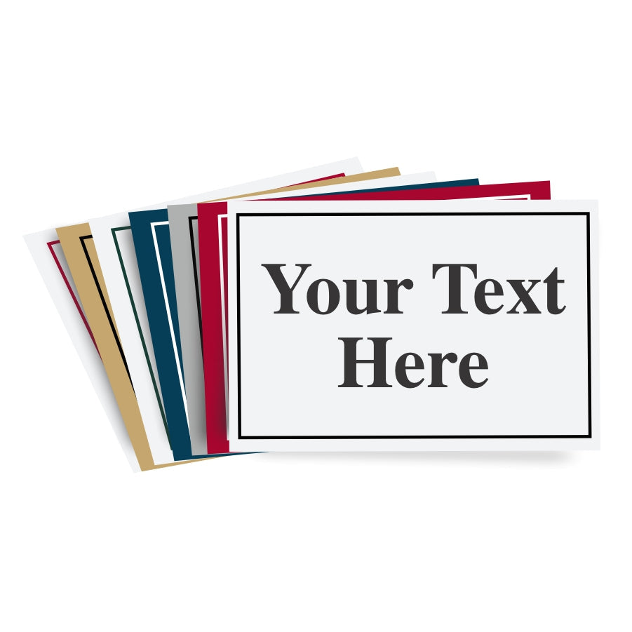 3" X 5" Plastic Engraved Sign | Schwaab, Inc