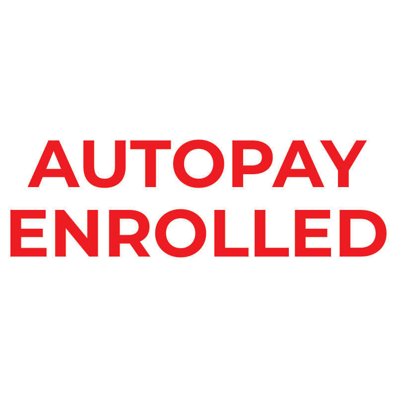 Autopay Enrolled Self-Inking Stamp