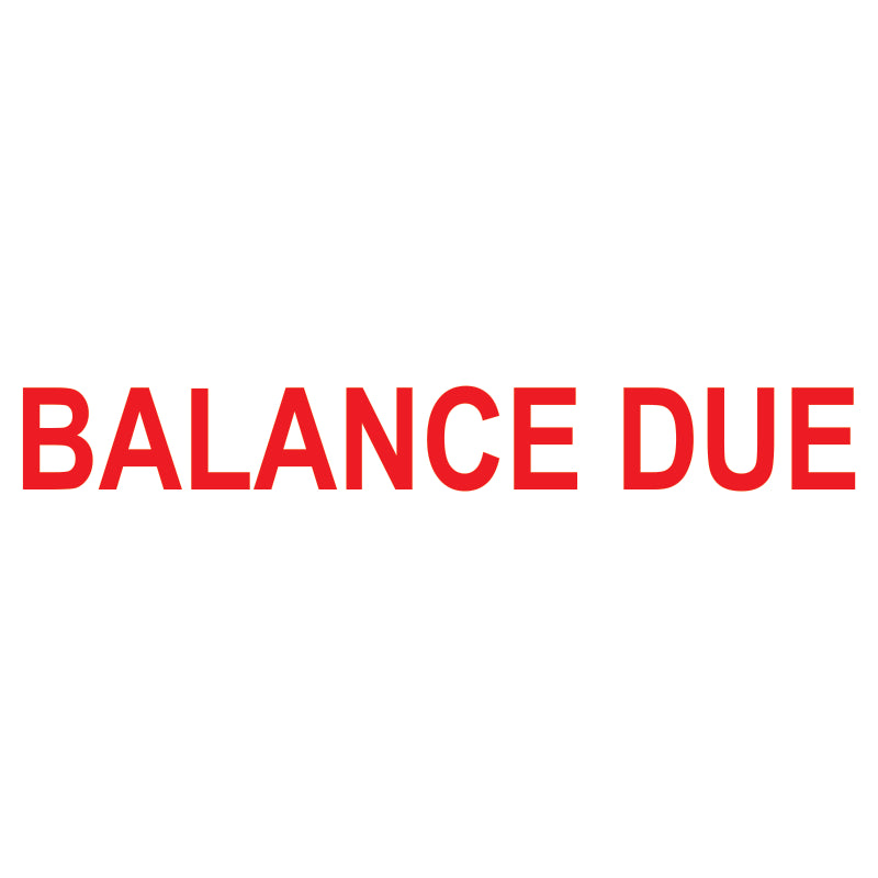 Balance Due Self-Inking Stamp