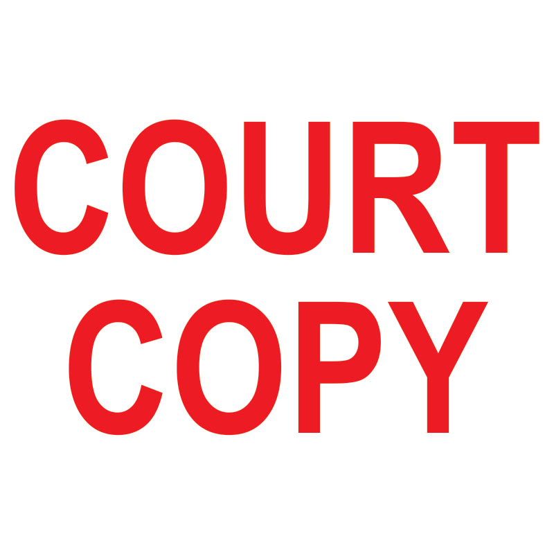Court Copy Self-Inking Stamp