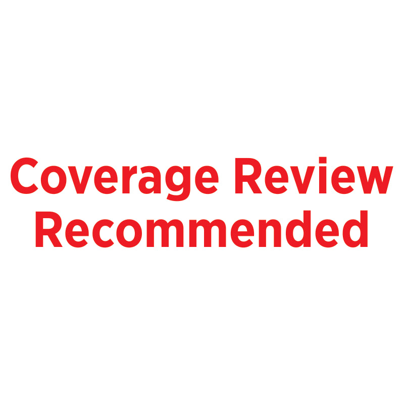 Coverage Review Recommended Self-Inking Stamp