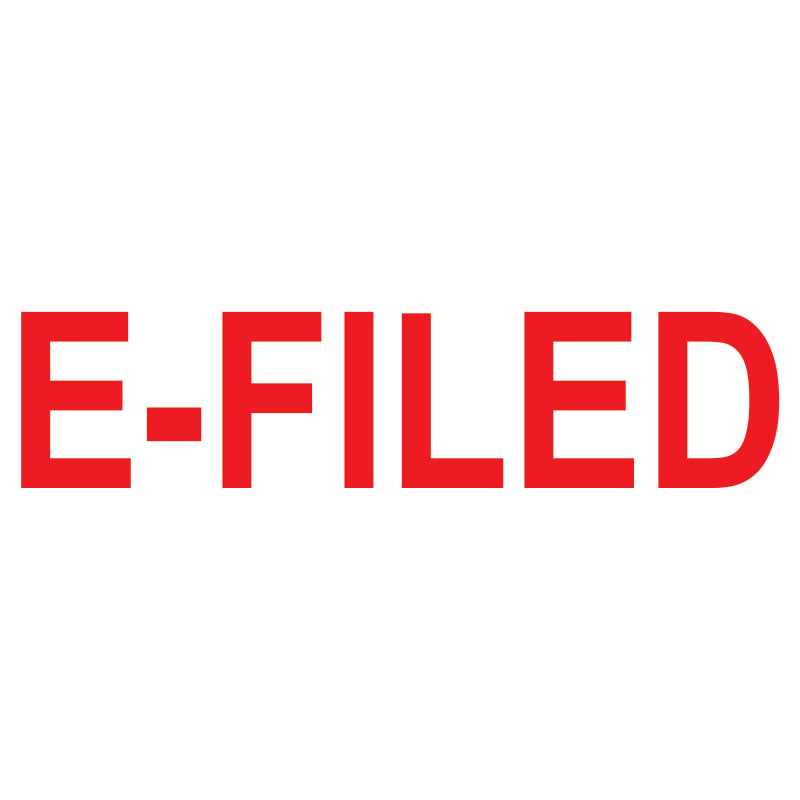 E-Filed Self-Inking Stamp