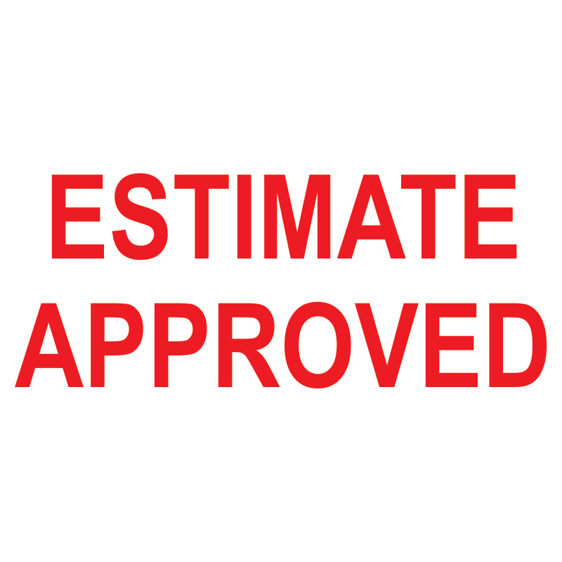 Estimate Approved Self-Inking Stamp
