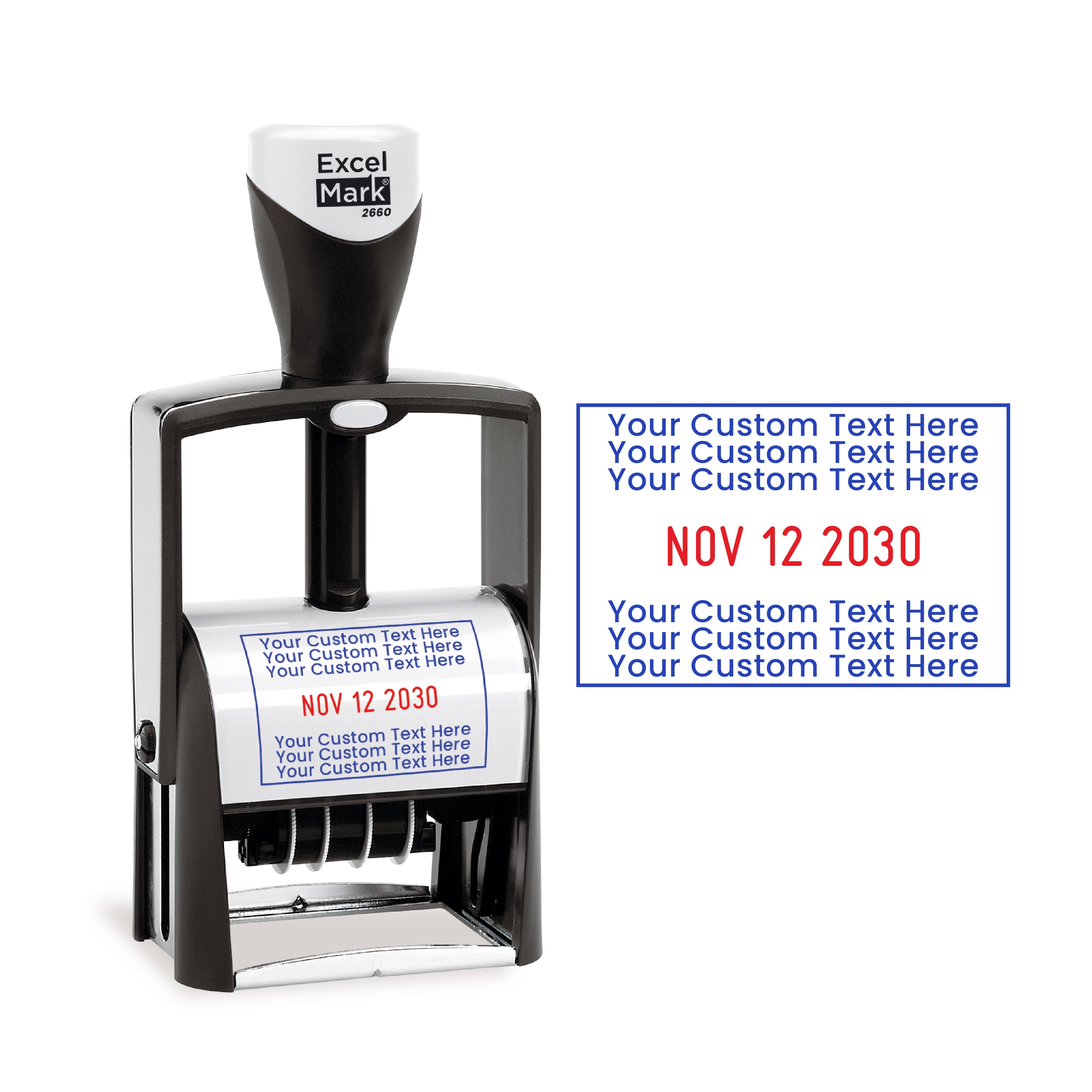 ExcelMark Date Stamp - 2660 2 Color