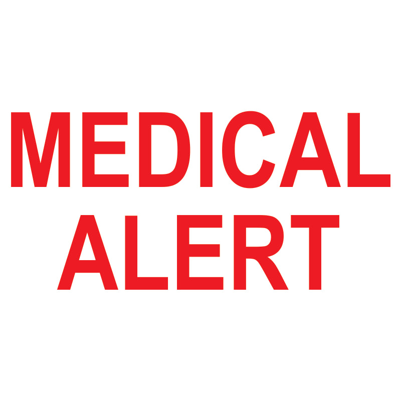 Medical Alert Self-Inking Stamp