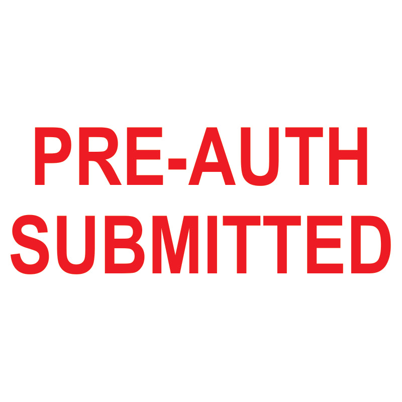 Pre-Authorization Submitted Self-Inking Stamp