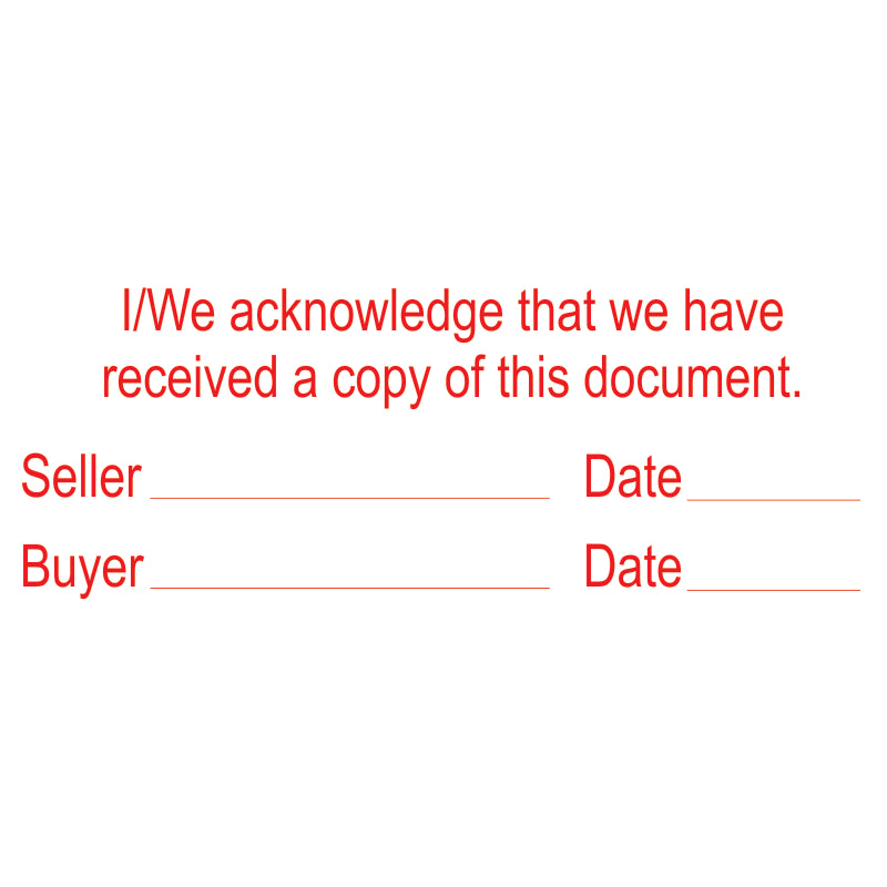 Received Copy of Documents Self-Inking Stamp