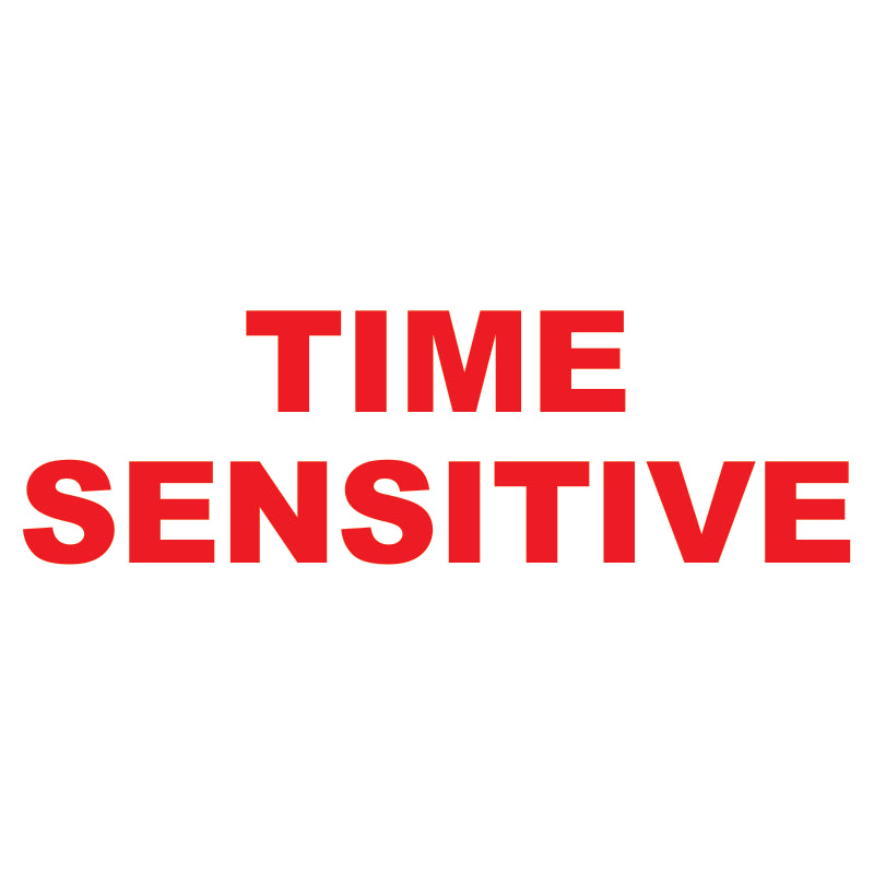 Time Sensitive Self-Inking Stamp