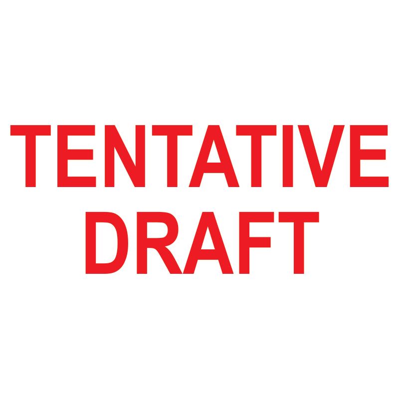 Tentative Draft Self-Inking Stamp