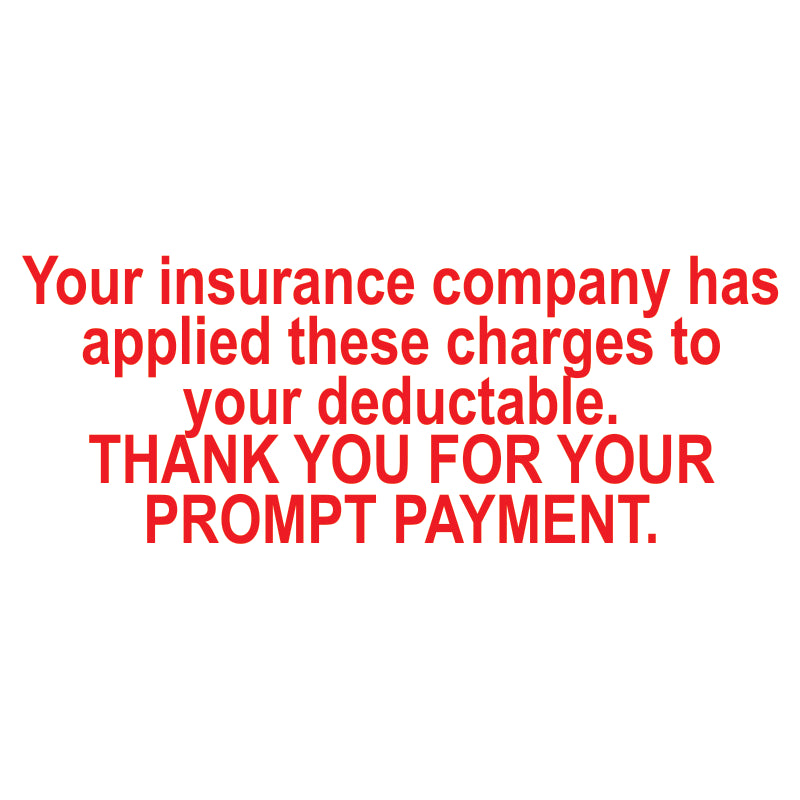Thank You For Your Prompt Payment Self-Inking Stamp