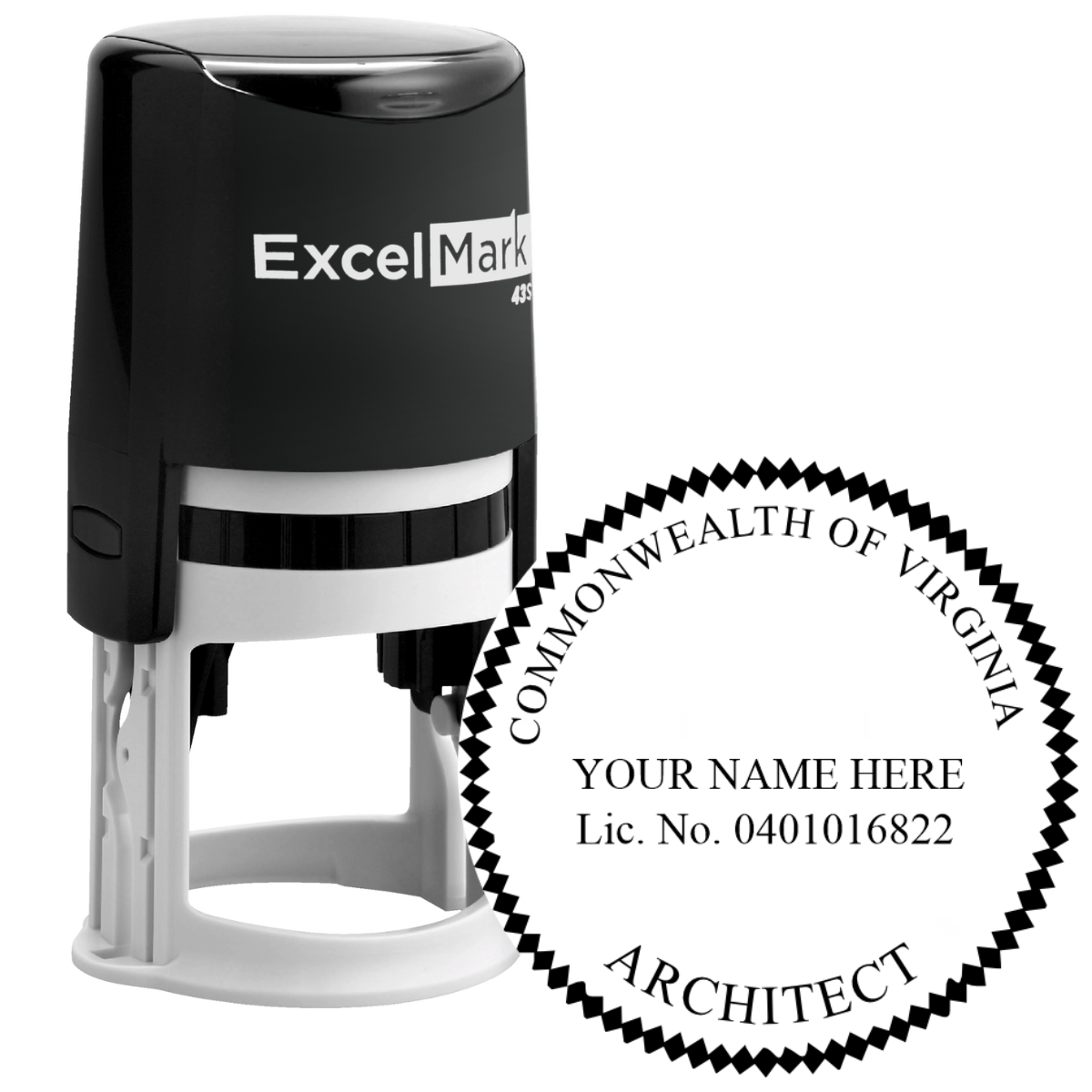Virginia Architect Seal Stamp | Schwaab, Inc