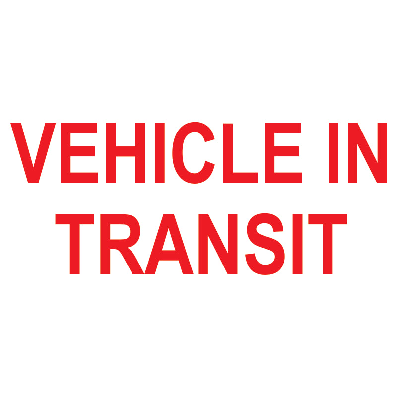 Vehicle In Transit Self-Inking Stamp