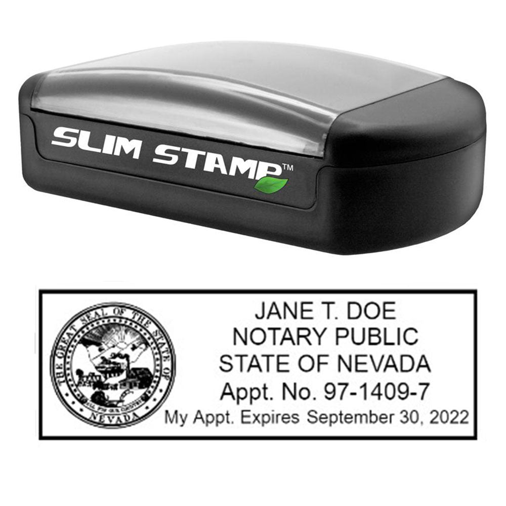 Super Slim Nevada Notary Stamp